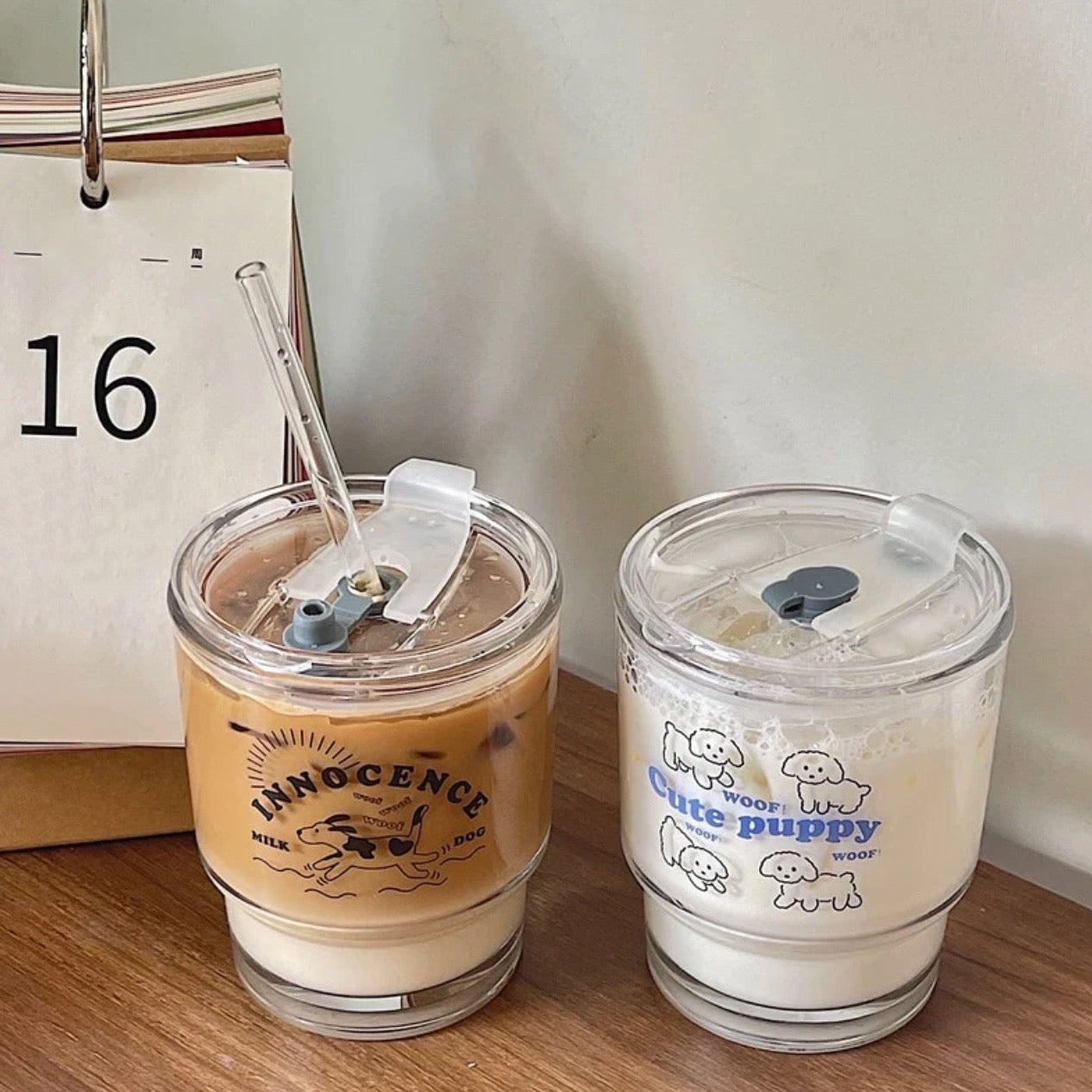 Kawaii Glass To Go Cup